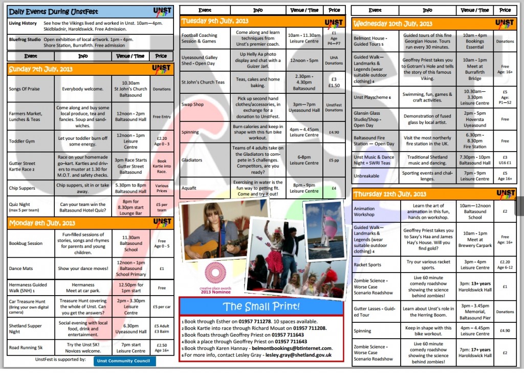 Events And Activities
